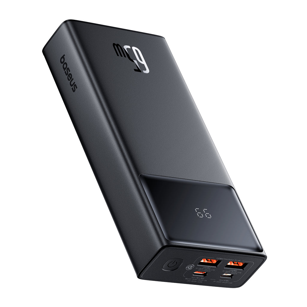 סוללת גיבוי Baseus 20,000mAh 65W Star-Lord - צבע שחור